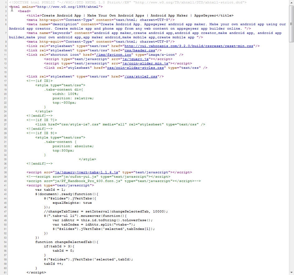 Build Android Apps with AppsGeyser without HTML Knowledge App Creator